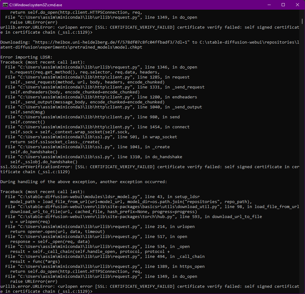 LDSR throws tons of errors · Issue #884 · AUTOMATIC1111/stable-diffusion-webui · GitHub