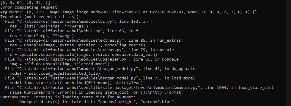 BSRGAN not working · Issue #1381 · AUTOMATIC1111/stable-diffusion-webui · GitHub