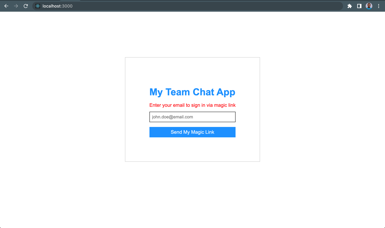 GitHub - unclebay143/my-team-chat-app: How to integrate passwordless ...