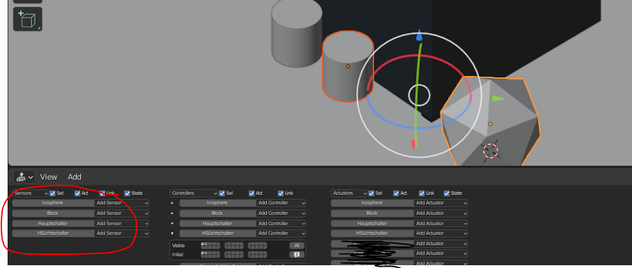 Logic Brick Editor 0.3.0 object not combinable · Issue #1441 · UPBGE ...