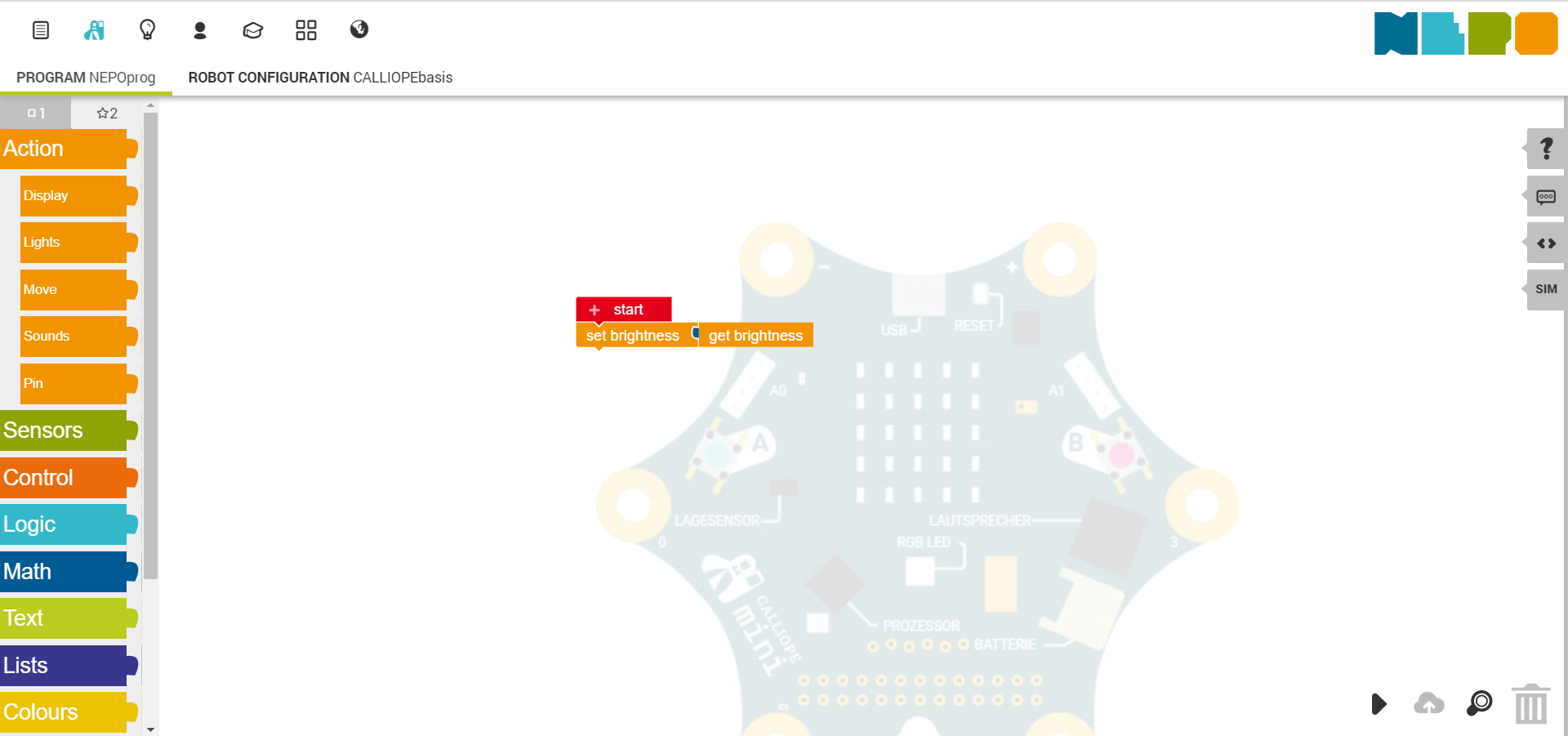 Microbit: Add setBrightness and getBrightness blocks · Issue #474 · OpenRoberta/openroberta-lab ...