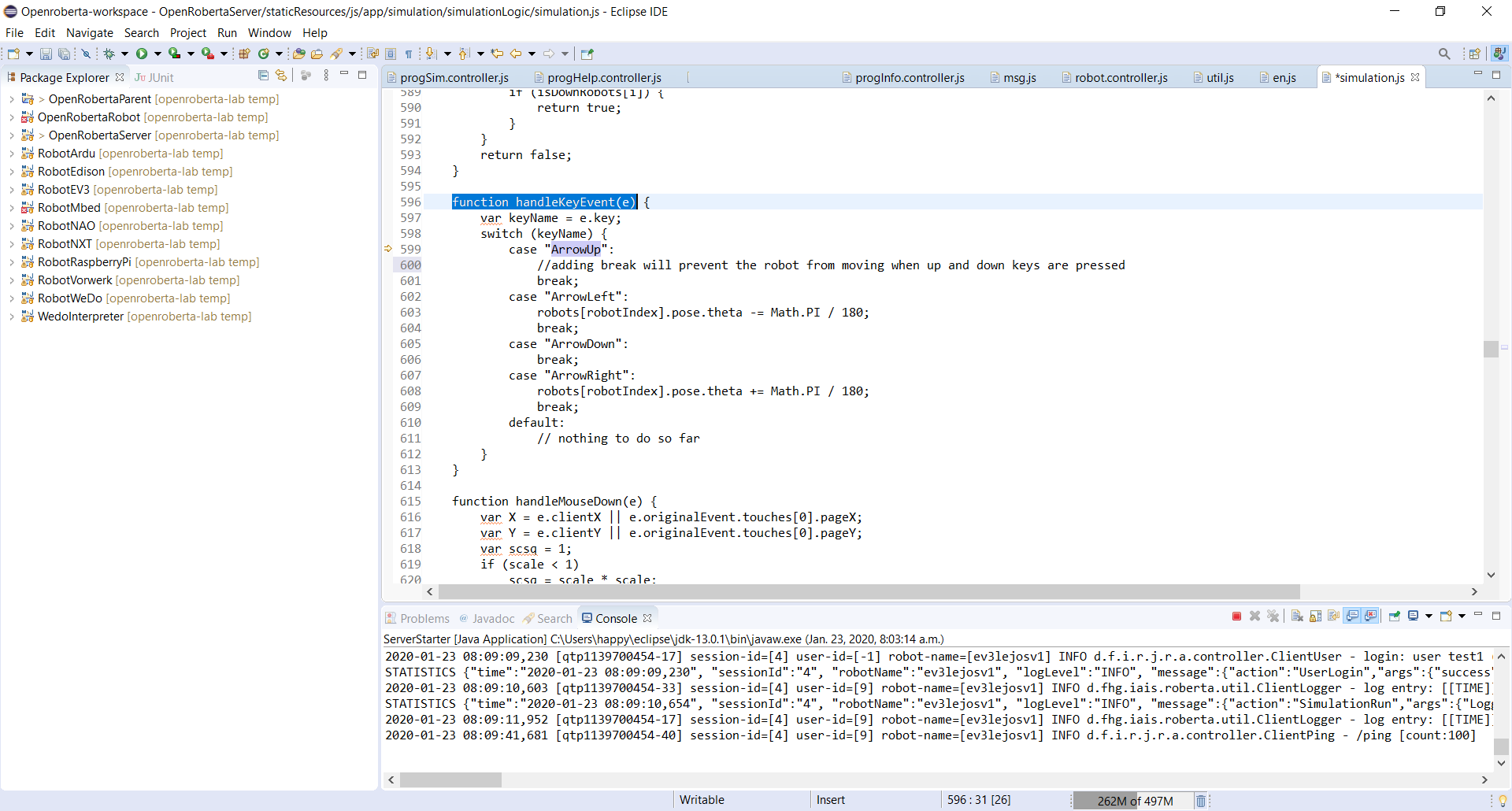 EV3 and NXT: Arrow keys cause unexpected behaviour · Issue #612 · OpenRoberta/openroberta-lab ...