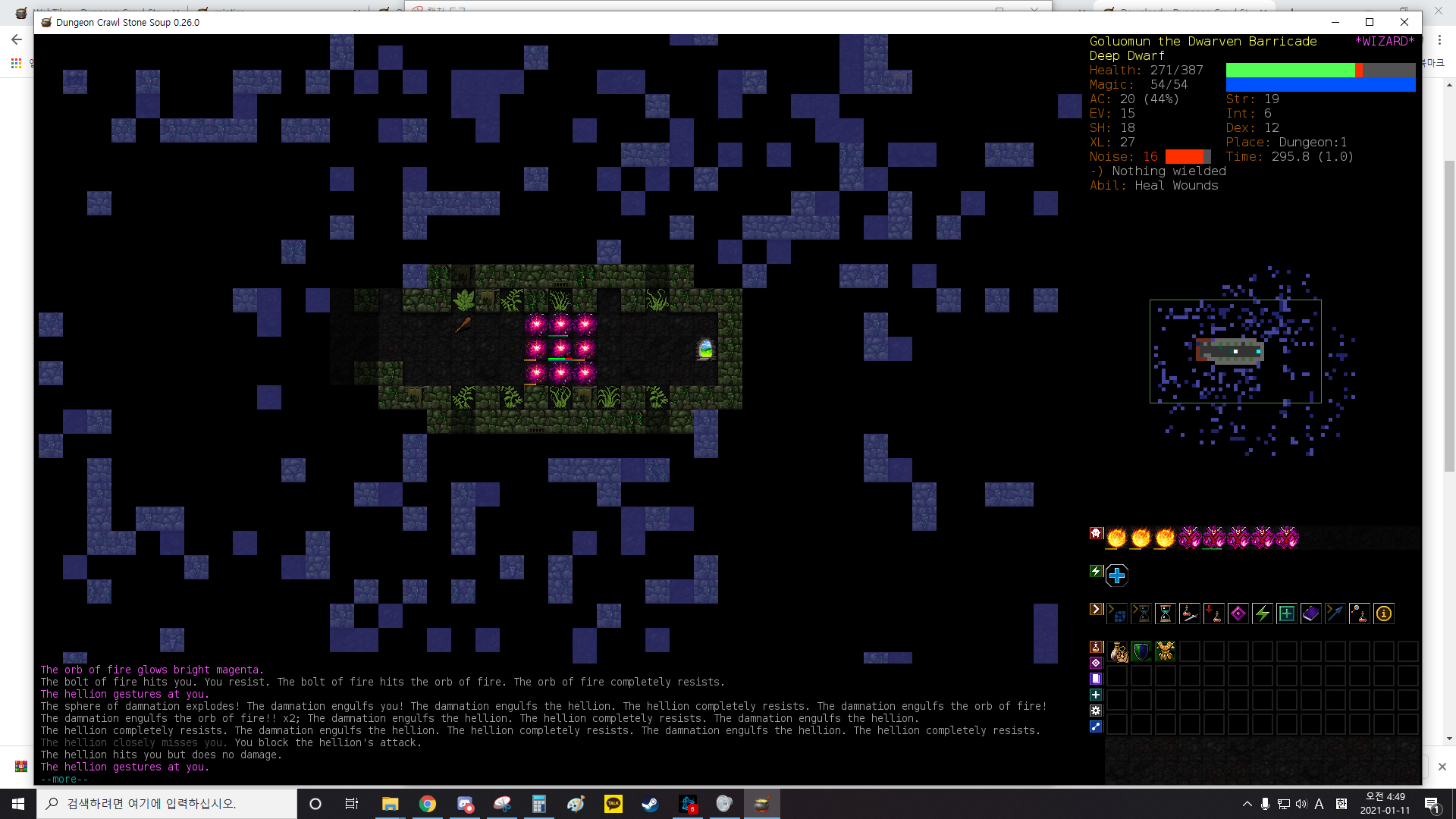 Damnation casters not respecting other monsters · Issue #1678 · crawl/crawl · GitHub