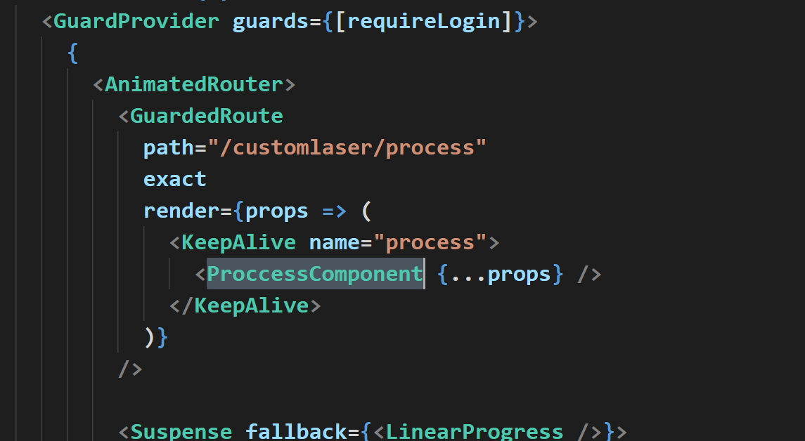 使用react-router-config路由跳转的时候报错，Failed to execute 'removeChild' on 'Node': The node to be removed ...