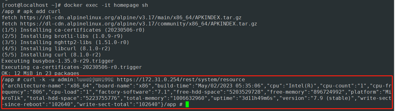[Bug] Mikrotik widget API Error · Issue #1535 · gethomepage/homepage · GitHub