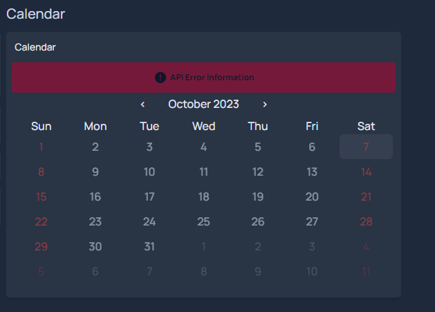 Calendar API Error · gethomepage homepage · Discussion #2150 · GitHub