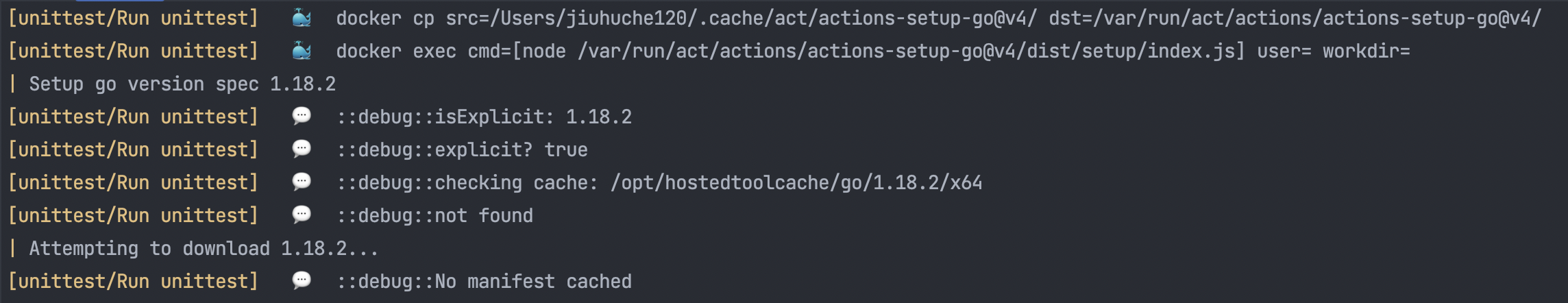cache language · Issue #1786 · nektos/act · GitHub