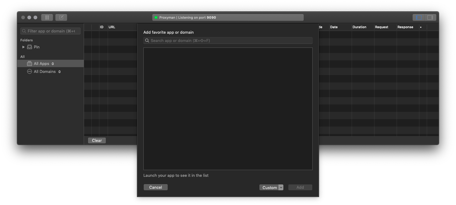 Applications And Traffic Not Visible · Issue 104 · Proxymanappproxyman · Github