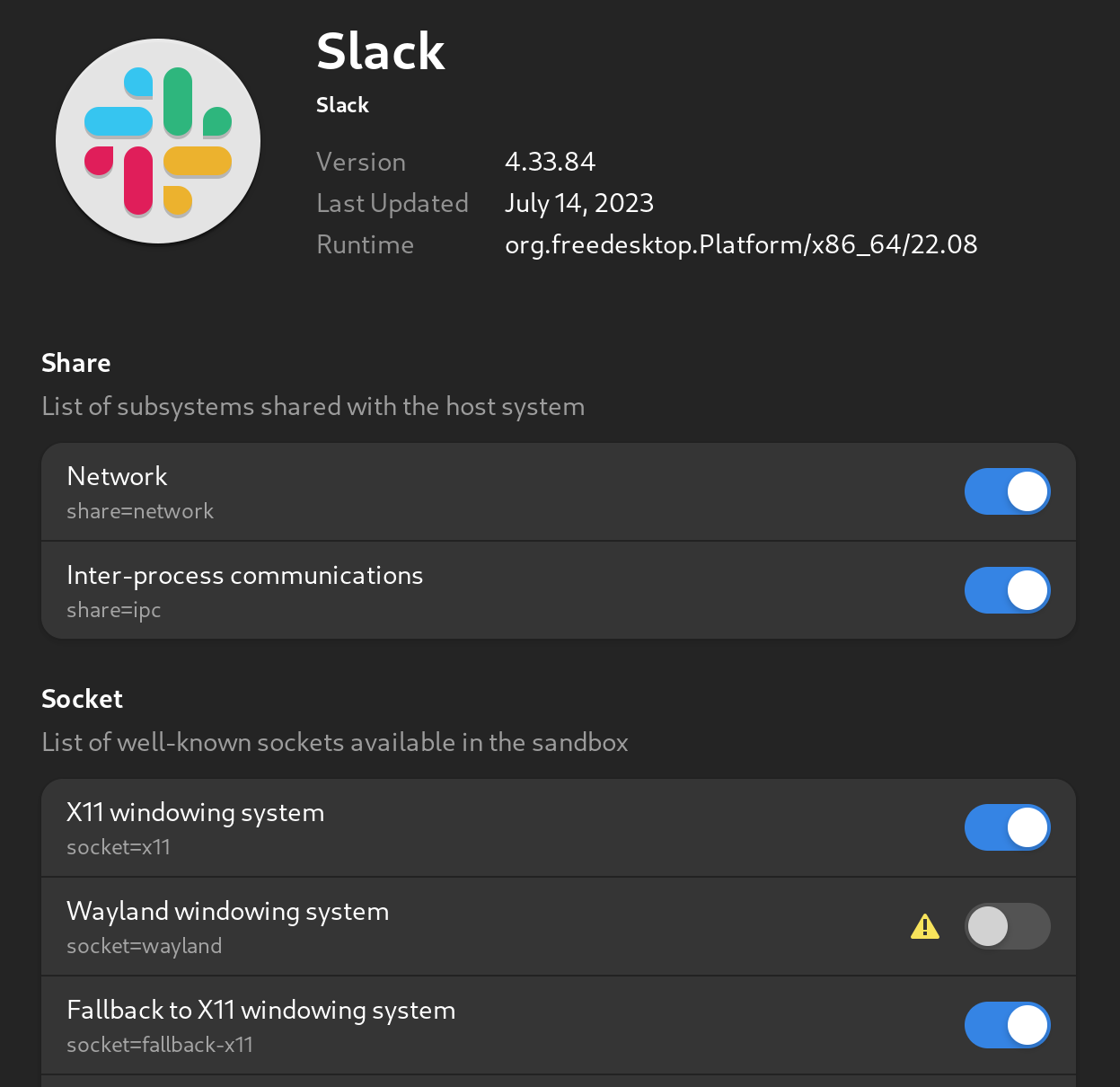 Wayland issues on HiDPI · Issue #212 · flathub/com.slack.Slack · GitHub