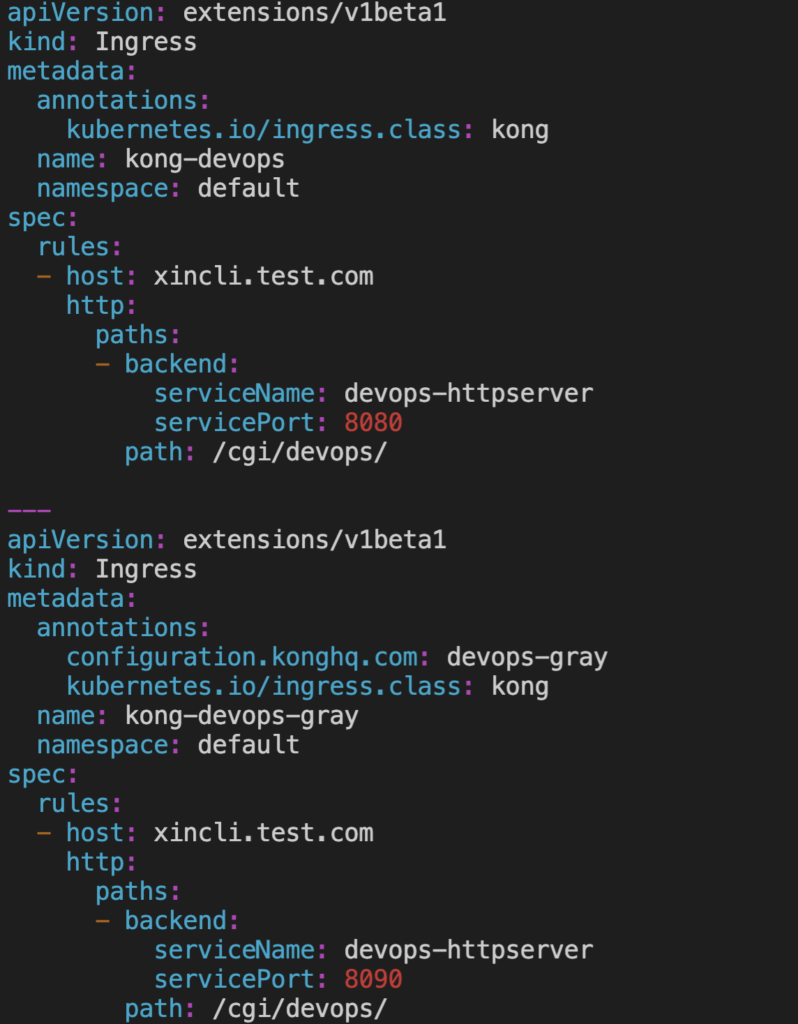 How does the kong ingress controller in version 0.7.1 achieve grayscale ... How does the kong ingress controller in version 0.7.1 achieve grayscale ...