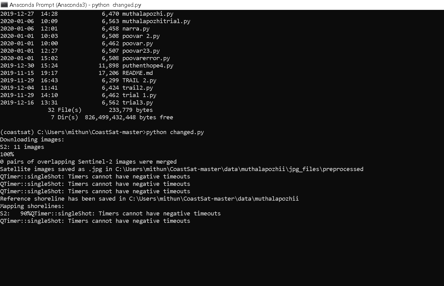 Images Not Downloading And Tidal Correction · Issue 62 · Kvos Coastsat · Github