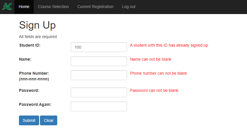 GitHub - ywu279/php-student-course-registration