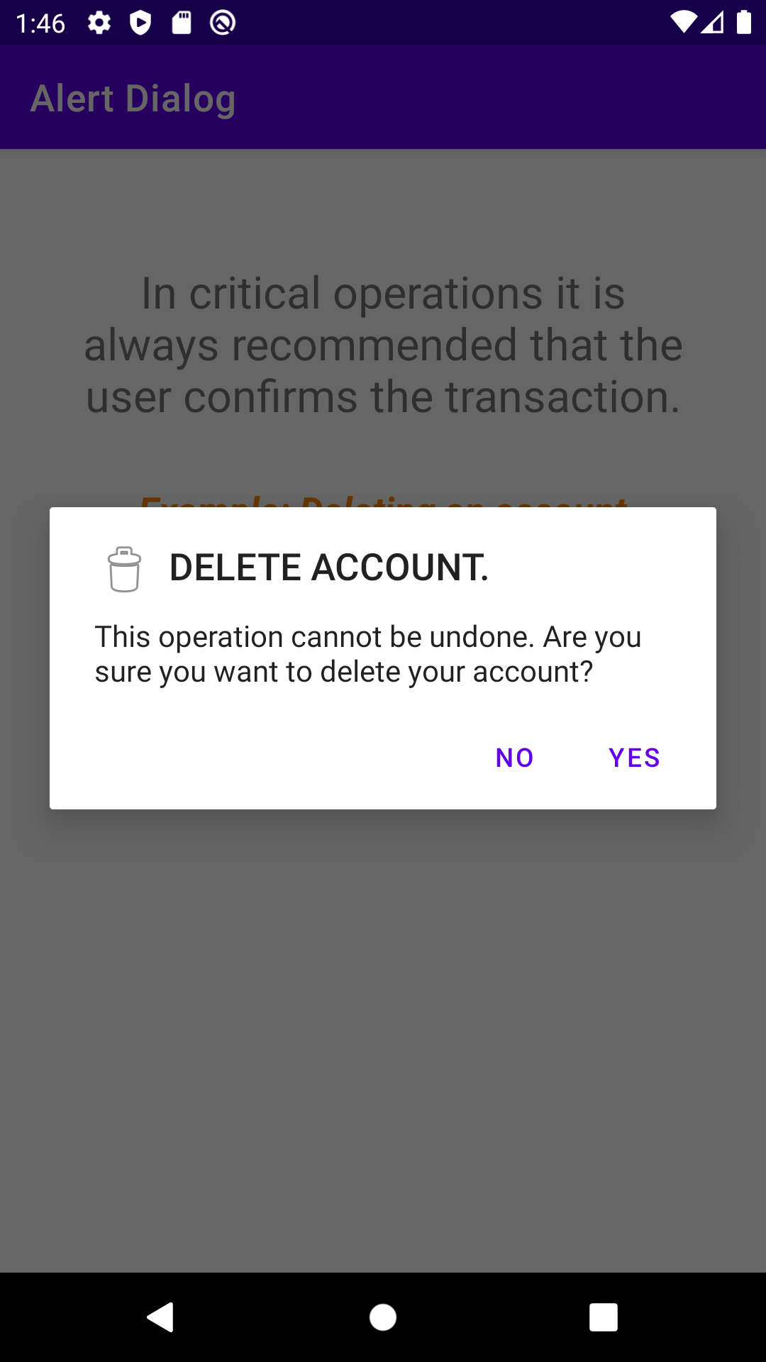 GitHub - siomarapantarotto/android-alert-dialog: Android development lab.