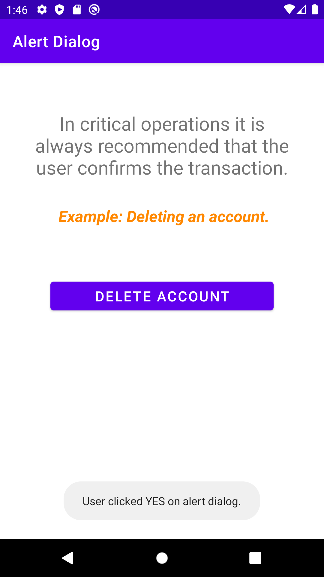 GitHub - siomarapantarotto/android-alert-dialog: Android development lab.