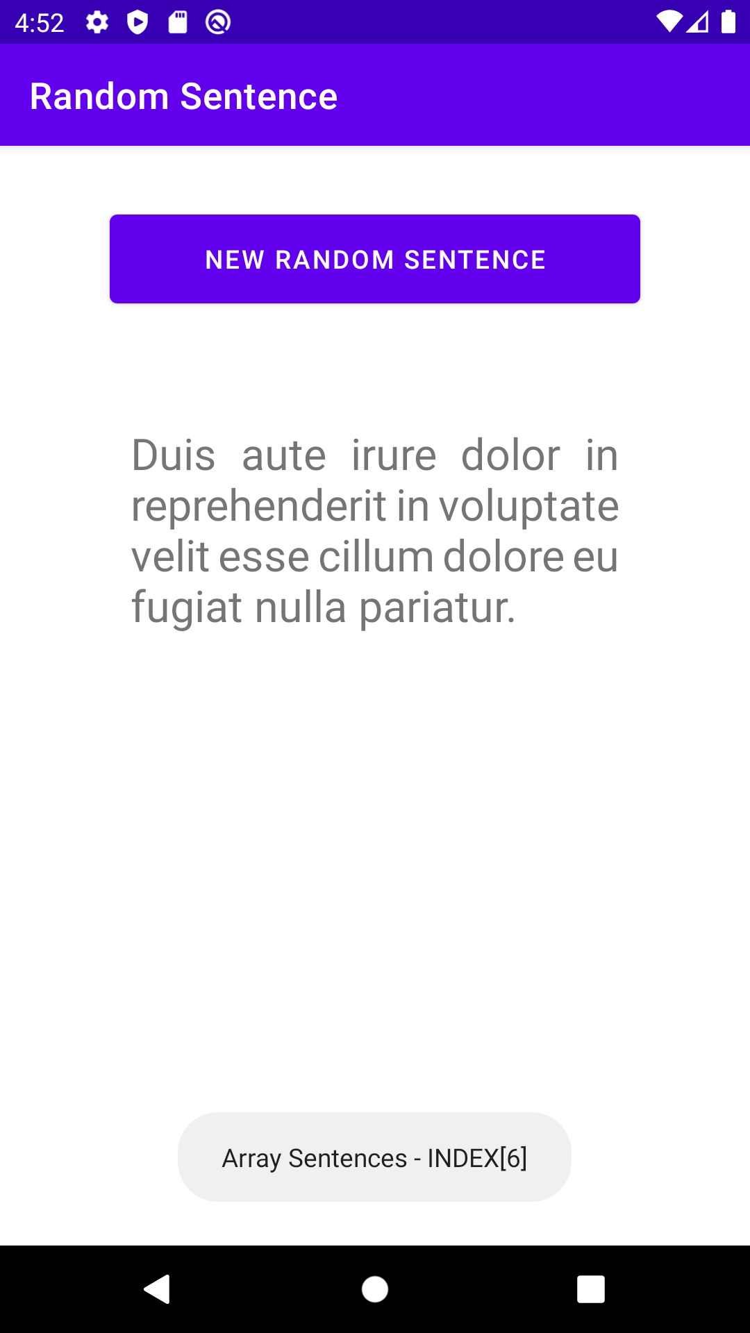 GitHub - siomarapantarotto/android-random-sentence: Android development lab.
