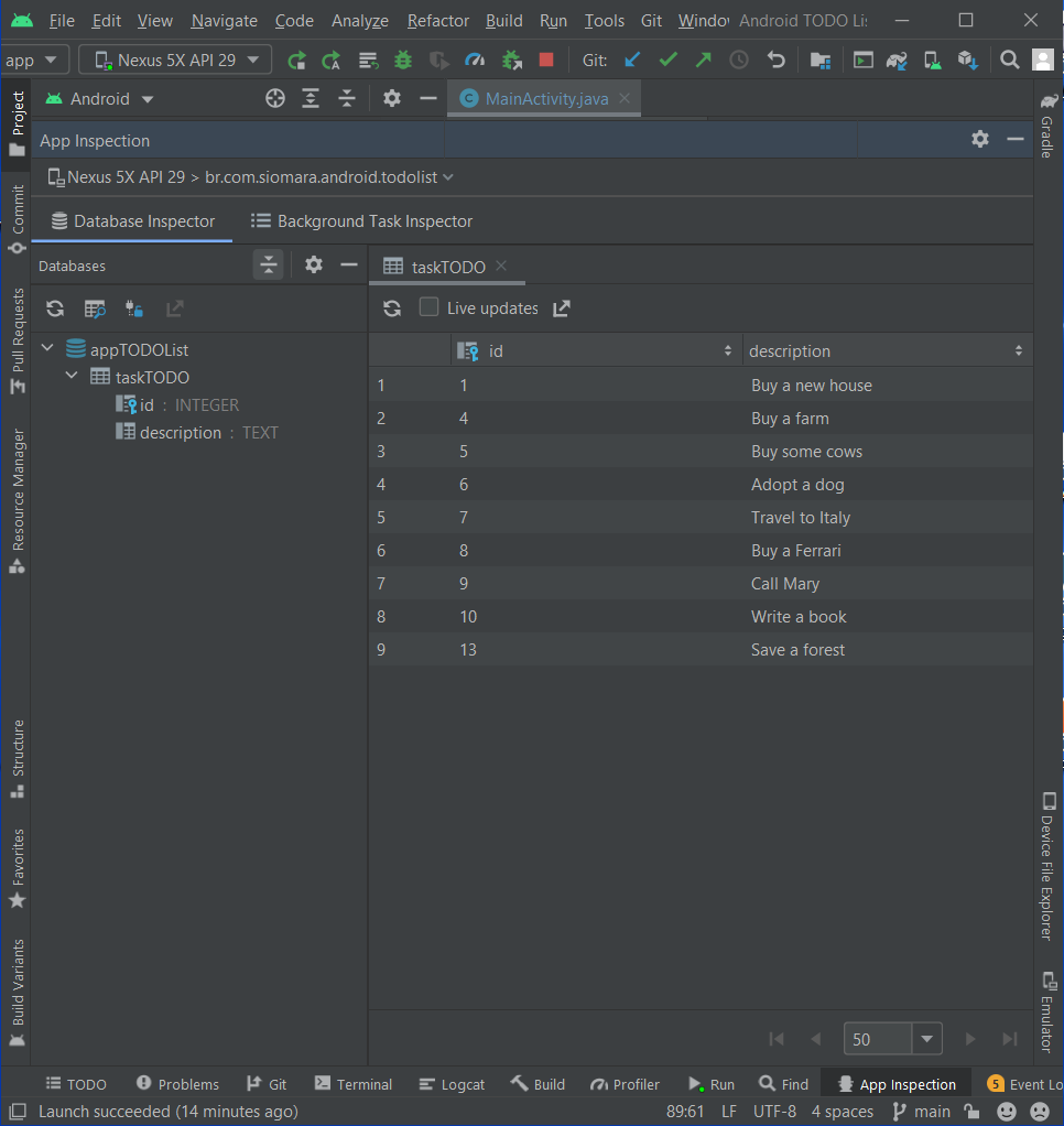 GitHub - siomarapantarotto/android-TODO-list-view: Android development lab.