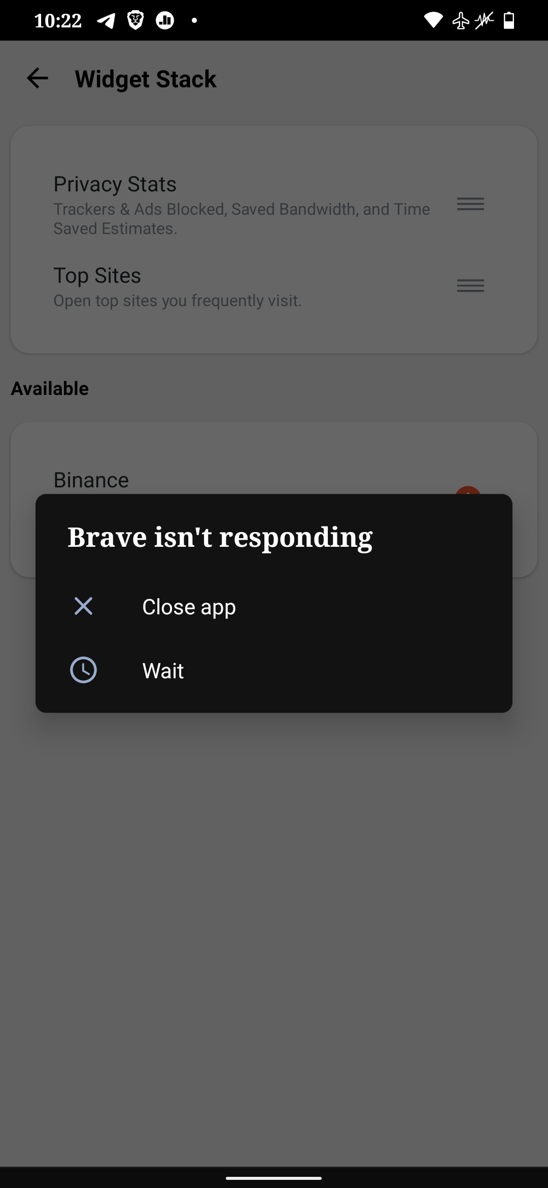 Lavender: Brave Browser App Freezes Every Minute · Issue #55 · Divested-Mobile/DivestOS-Build ...