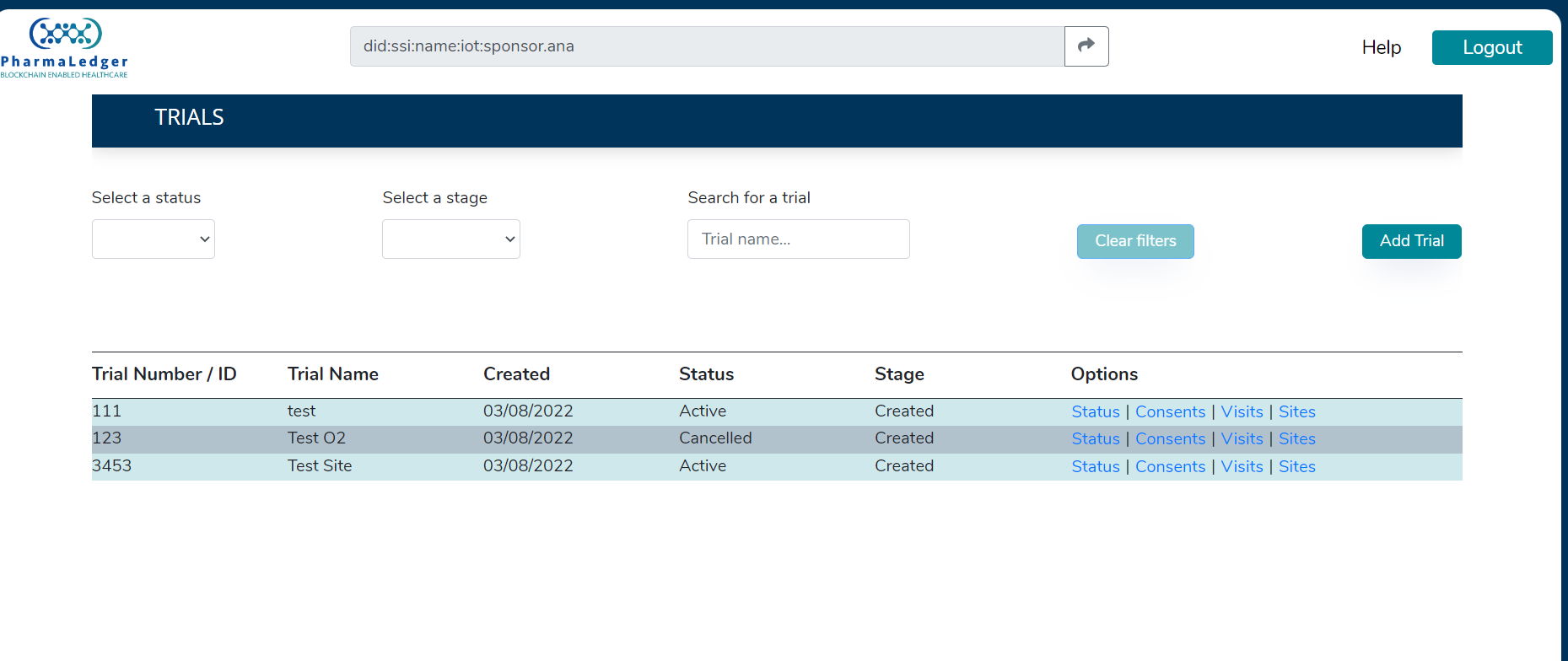 Recruitment period per trial · Issue #323 · PharmaLedger-IMI/eco-iot-pmed-workspace · GitHub
