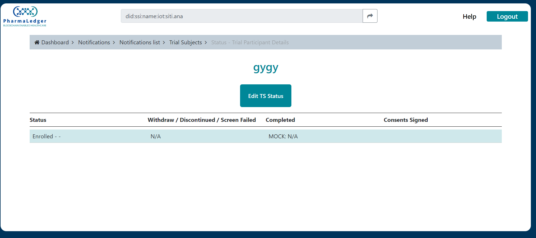 Review patient status · Issue #327 · PharmaLedger-IMI/eco-iot-pmed-workspace · GitHub