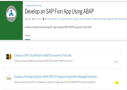 Develop an SAP Fiori App Using ABAP · Issue #4545 · sap-tutorials/Tutorials · GitHub