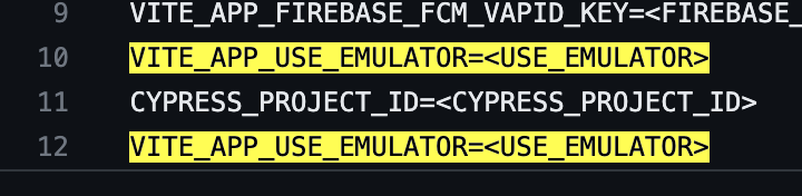 VITE_APP_USE_EMULATOR present twice in the .env.sample file · Issue #781 · scorelab/Codelabz ...