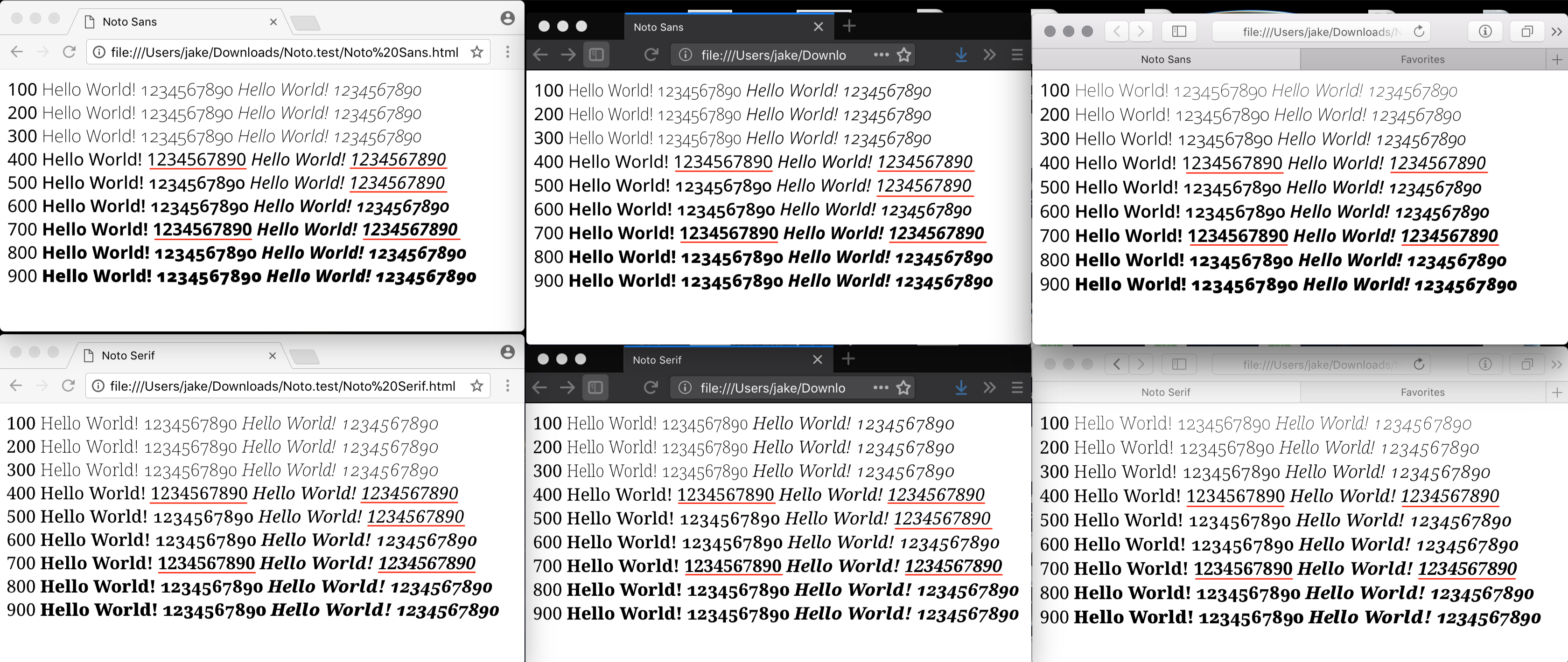 [Firefox on Ubuntu] Old Style Numerics of Noto Sans & Noto Serif do not render correctly for ...