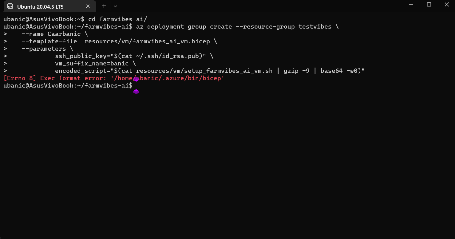 Having Problem in VM Setup. · Issue #18 · microsoft/farmvibes-ai · GitHub