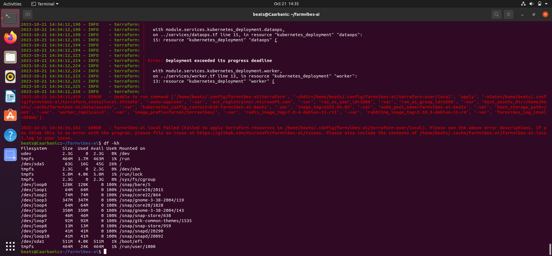 Error while running bash farmvibes-ai.sh setup command. · Issue #103 · microsoft/farmvibes-ai ...