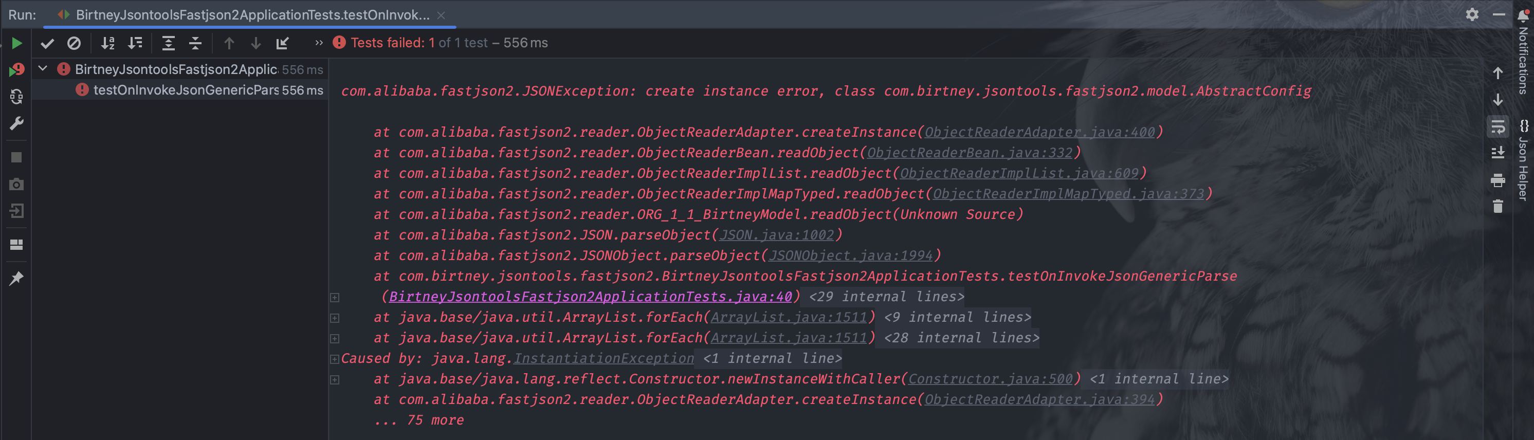 [BUG]序列化具有泛化字段的对象失败 · Issue #1769 · alibaba/fastjson2 · GitHub