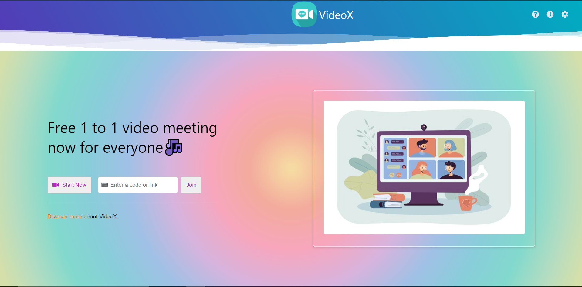 GitHub - Nayan5001/VideoX: This is a website for 1 to 1 video chat ...
