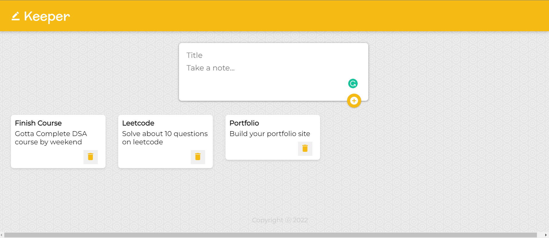 GitHub - nandinit02/The-Keeper-App: A note taking App, inspired by ...