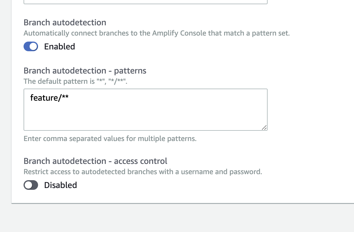 Branch Auto Detection Backend Environment Selection · Issue 316 · Aws Amplifyamplify Hosting