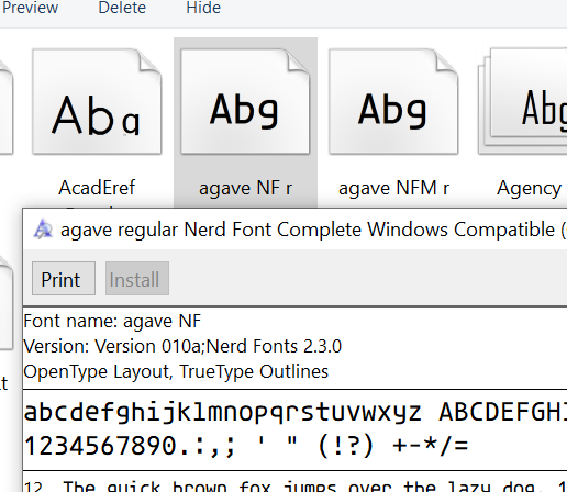 Rectangles in prompt instead of icons, both Terminal icons and font are ...