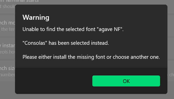 Rectangles in prompt instead of icons, both Terminal icons and font are ...