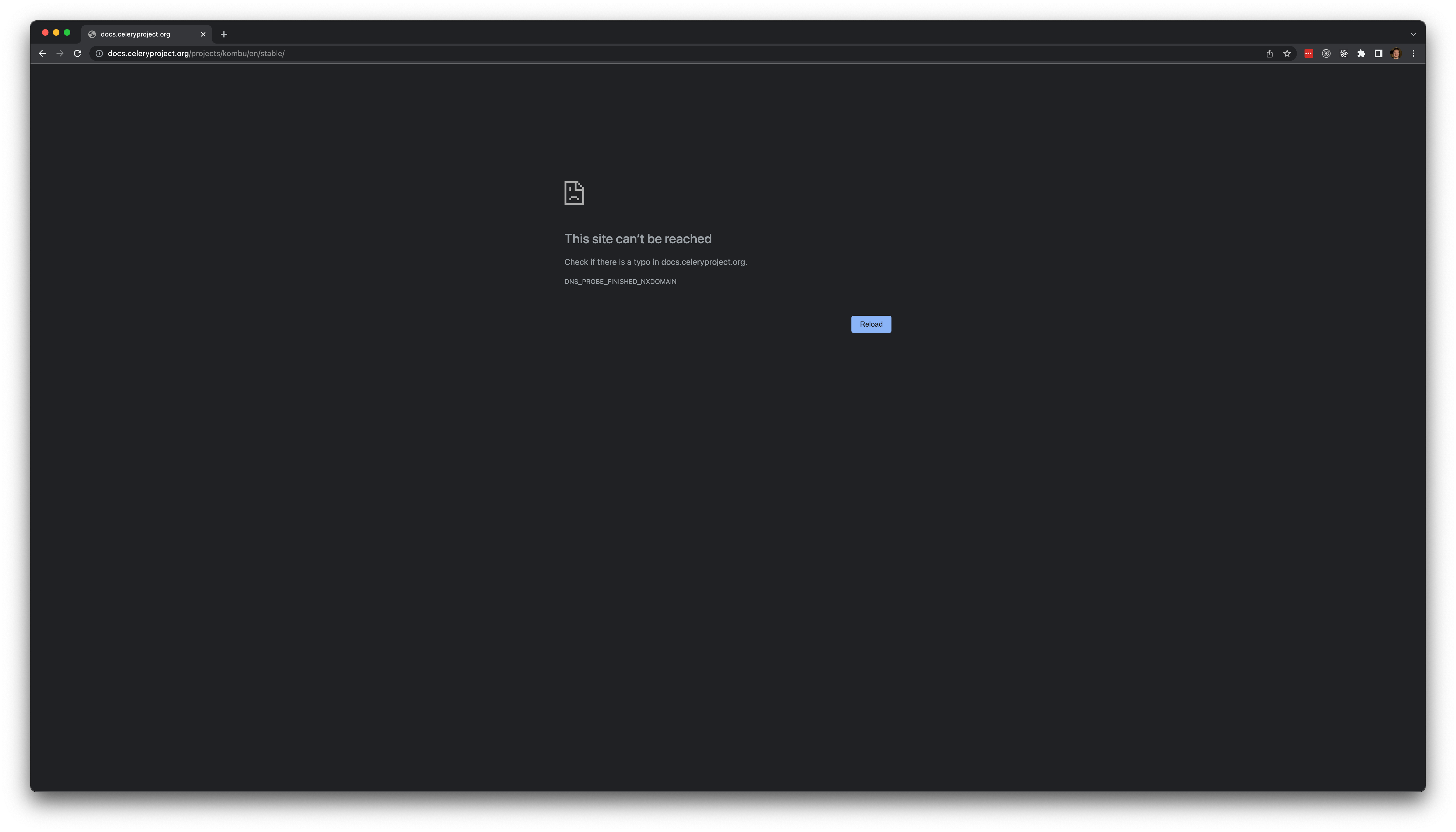 Docs DNS Failure · Issue #1503 · celery/kombu · GitHub