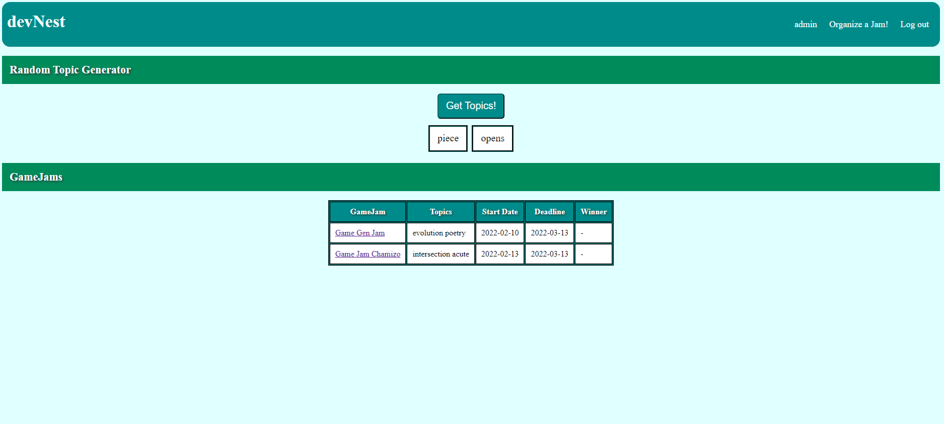 GitHub - pbldelahoz/devNest: Red social para la interacción de desarrolladores de videojuegos