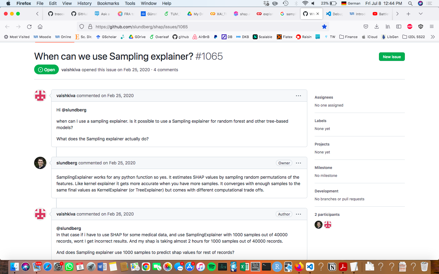 Shap Importances Of Explainers Tree And Explainers Sampling For Xgboost Are Vastly Different