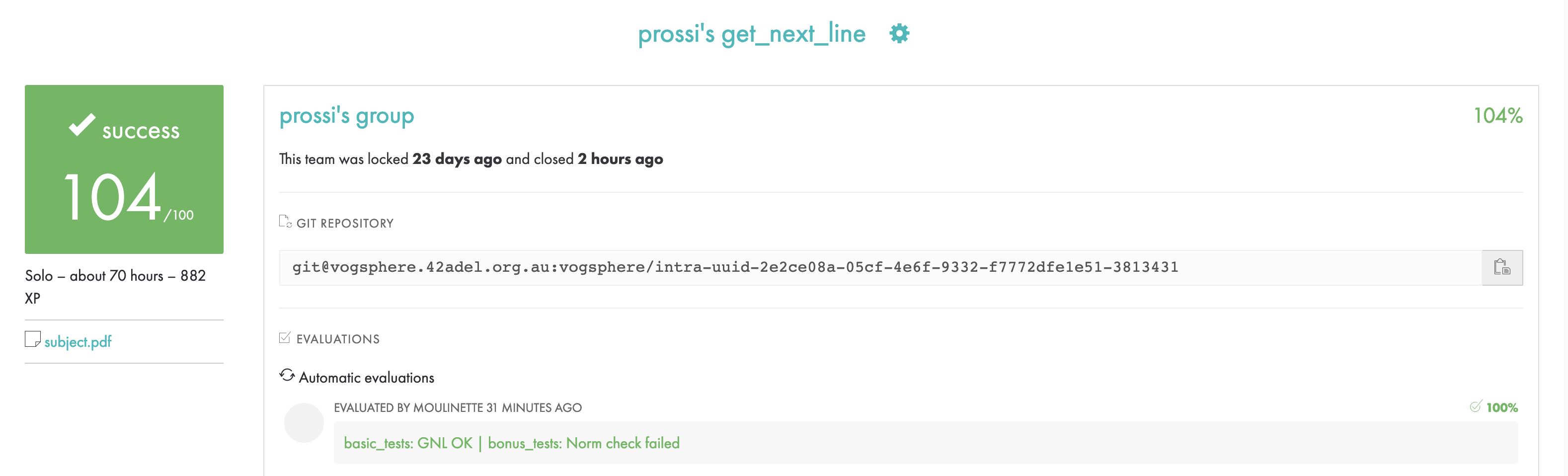 Get next line