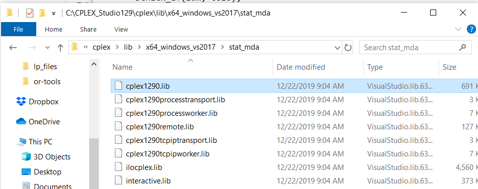 CPLEX Integration Failed: "[objs/linear_solver/cplex_interface.obj] Error 2" · Issue #1800 ...