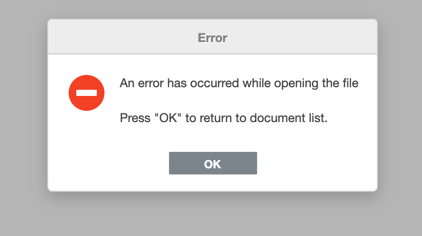 Restarting Document Server Containers Causes An Error Has Occurred While Opening The File