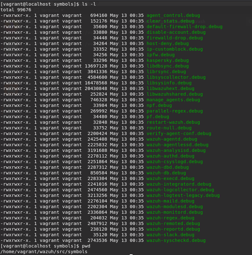 Wazuh core dump enabling and analysis - exploratory session · Issue #13315 · wazuh/wazuh · GitHub