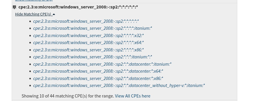 Vulnerability detector for Windows agents not detect operating system vulnerabilities. · Issue ...