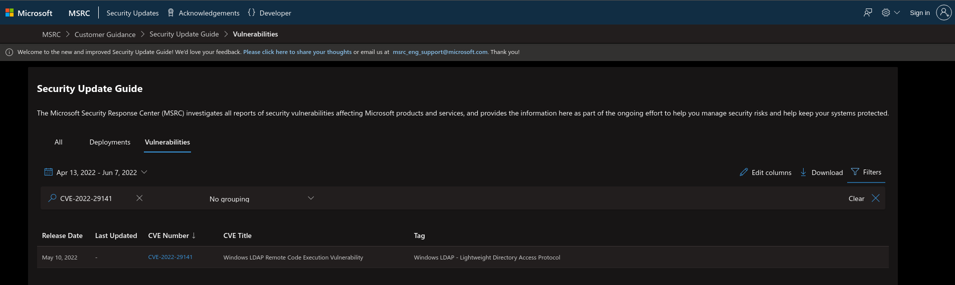 Vulnerability detector for Windows agents not detect operating system vulnerabilities. · Issue ...