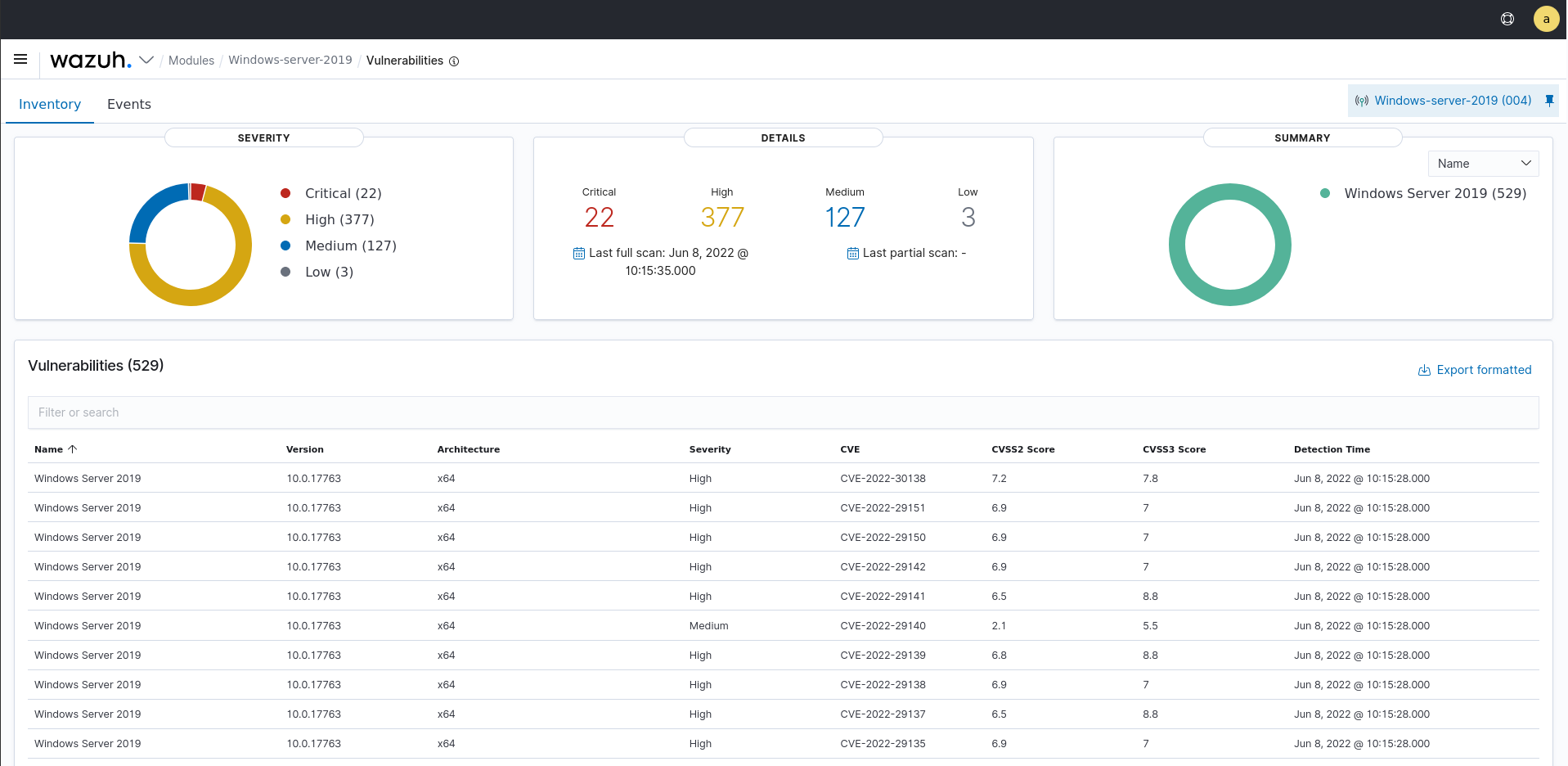 Vulnerability detector for Windows agents not detect operating system vulnerabilities. · Issue ...
