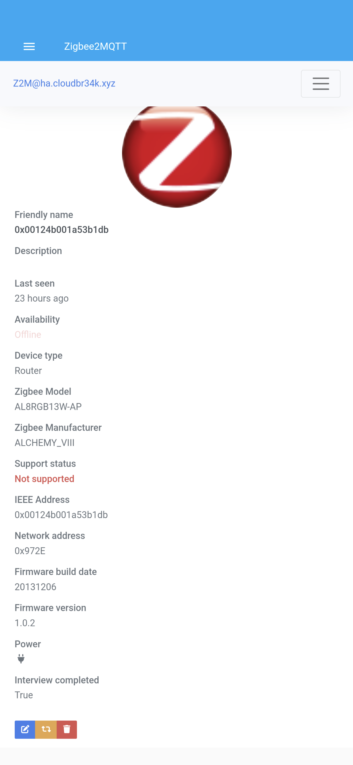 [New device support]: ALCHEMY_VIII - AL8RGB13W-AP · Issue #15560 · Koenkk/zigbee2mqtt · GitHub