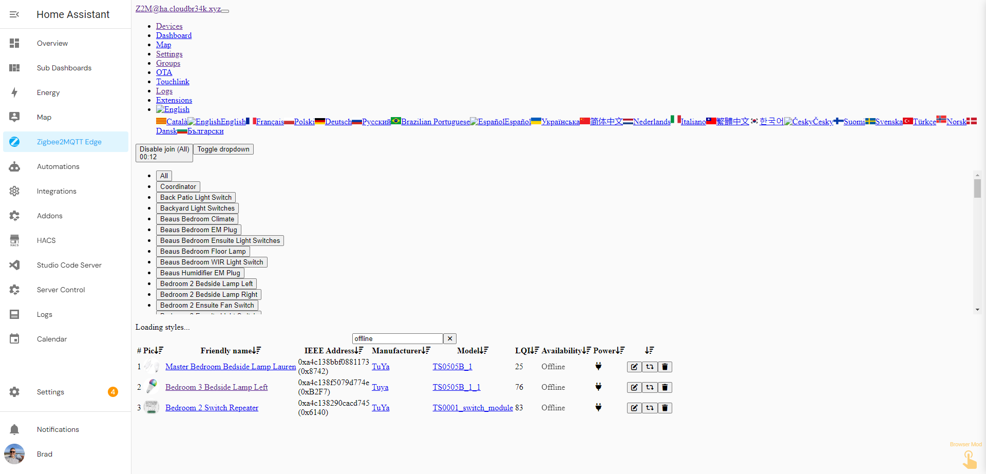 Z2M Frontend not displaying/ or displaying with large images · Issue #19282 · Koenkk/zigbee2mqtt ...