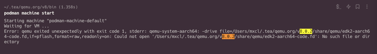 `podman machine start` fails · Issue #2632 · pkgxdev/pantry · GitHub