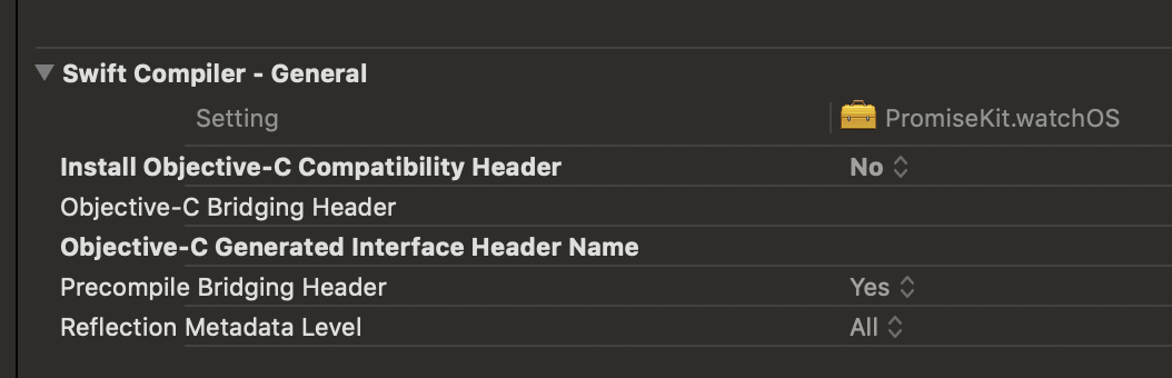 Apple Watch Extension failing - No such module "PromiseKit" · Issue #945 · mxcl/PromiseKit · GitHub