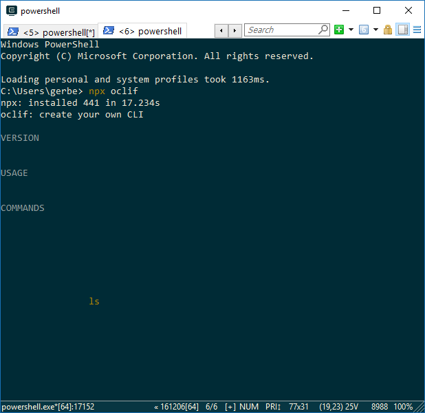 Text color not readable on windows in ConEmu. · Issue #208 · oclif ...
