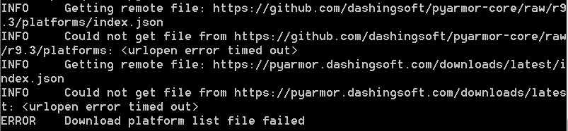 pyarmor platforms Issue · Issue #163 · dashingsoft/pyarmor · GitHub